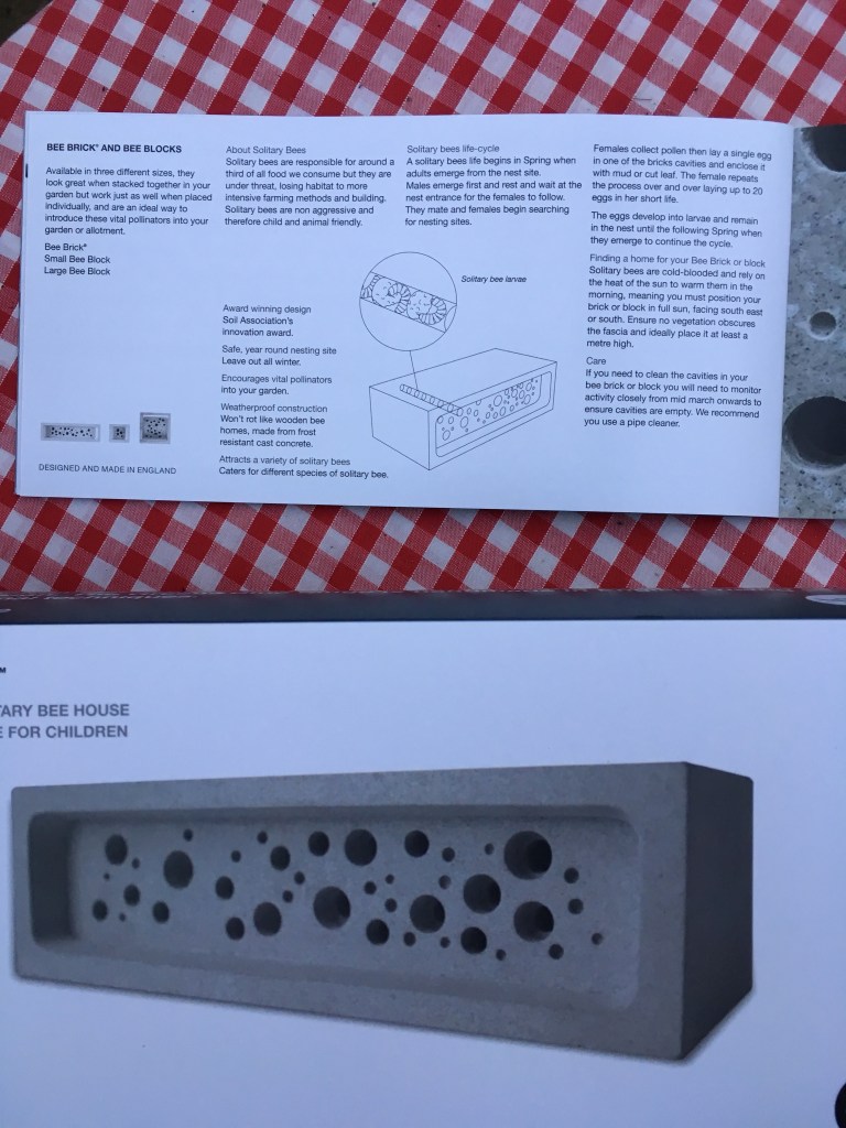 Bee Brick on Trial | Bramble Garden