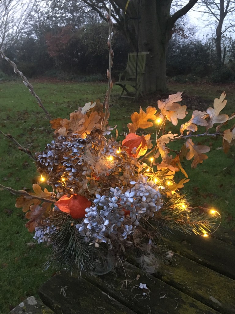 Turning Garden Twigs into Christmas Decorations | Bramble Garden