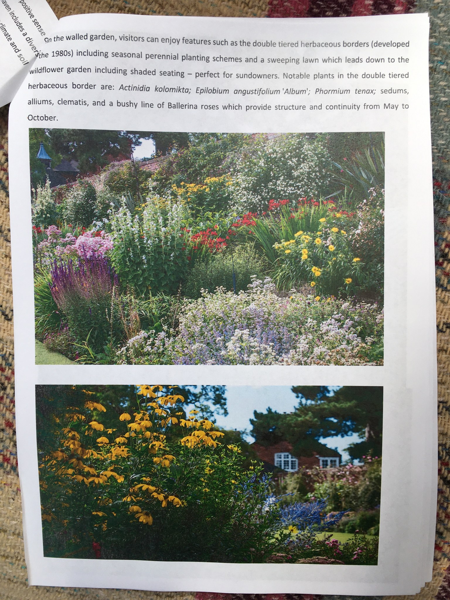 Visit to Goldstone Hall Hotel and Gardens – 7 June 2021 | Bramble Garden